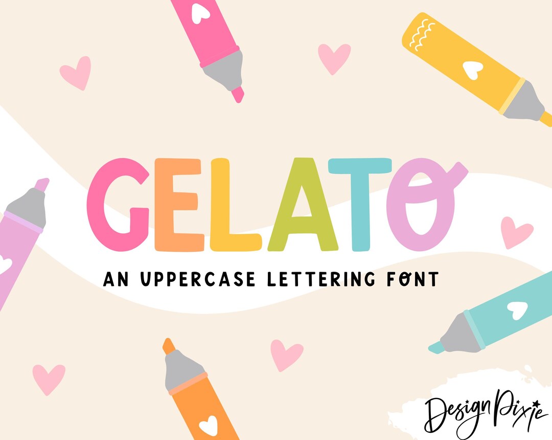 Fonts for Lettering - Cute Handwritten Fonts for Procreate - Font for ...