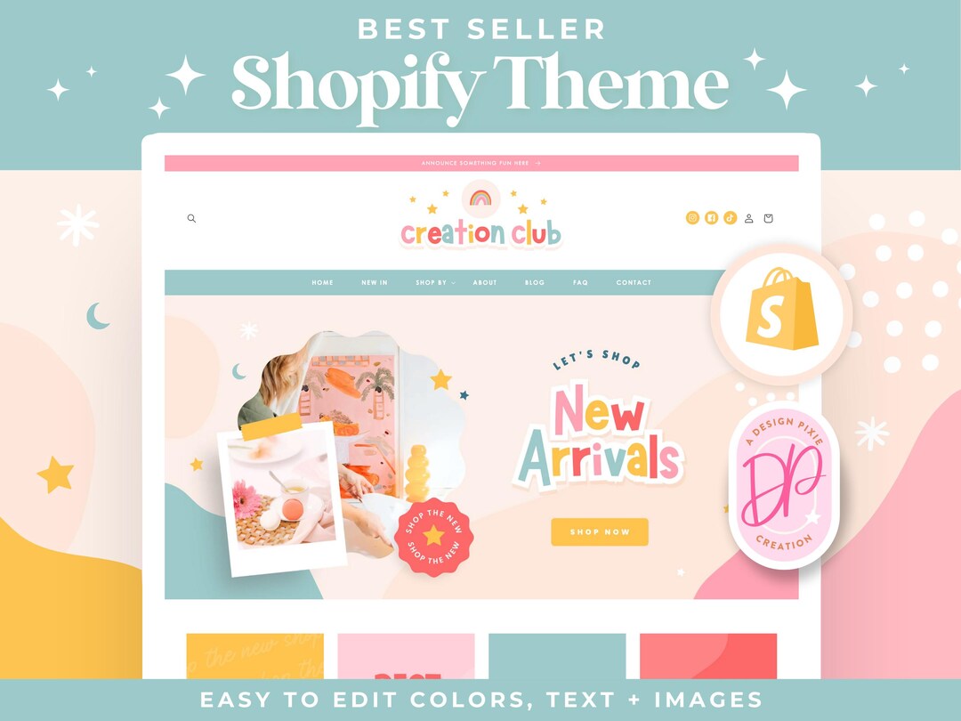 Fun Shopify Theme - Ecommerce Website Design Template - Shopify 2.0 ...