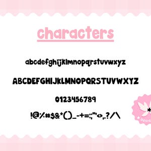 Pretty Girl Font - Cute Bold Font With Hearts and Flowers - Girly ...