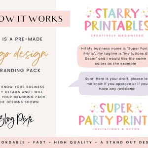 Bright Colorful Logo Design - Small Business Logo - Fun Logos - Rainbow ...