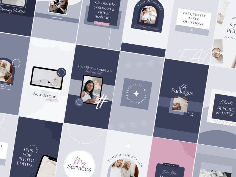Instagram Reels Virtual Assistant Instagram Reel Cover - Etsy