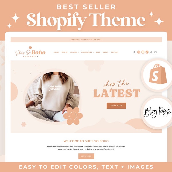 Western Shopify Theme - Etsy