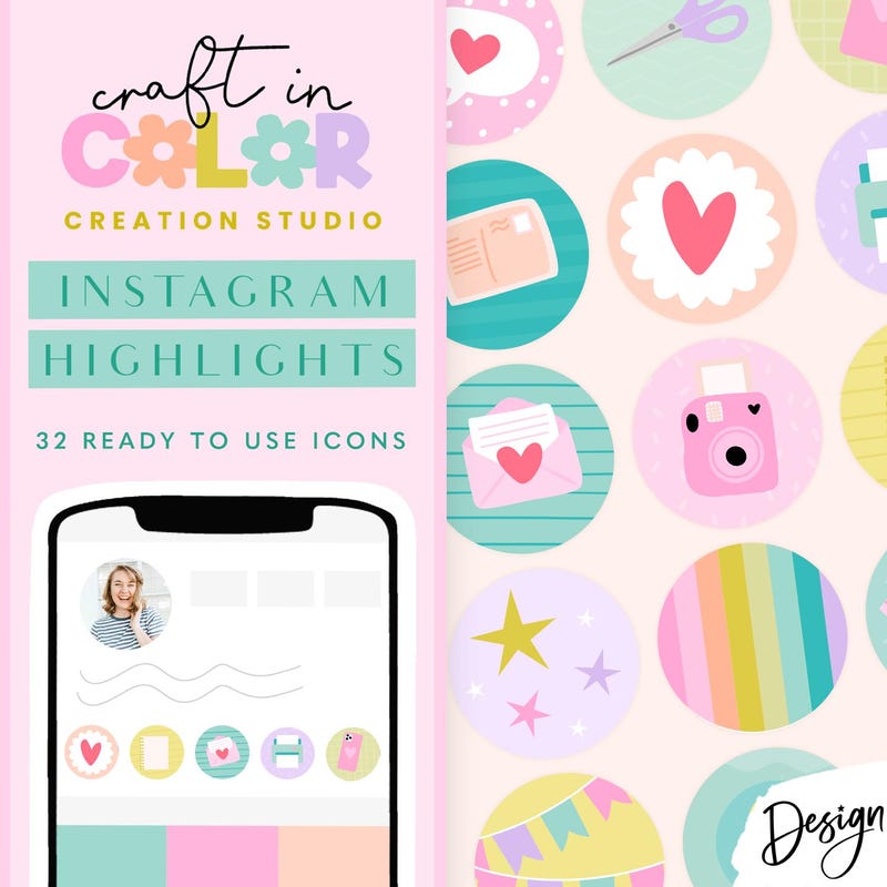 Pastel Instagram Highlights - Etsy