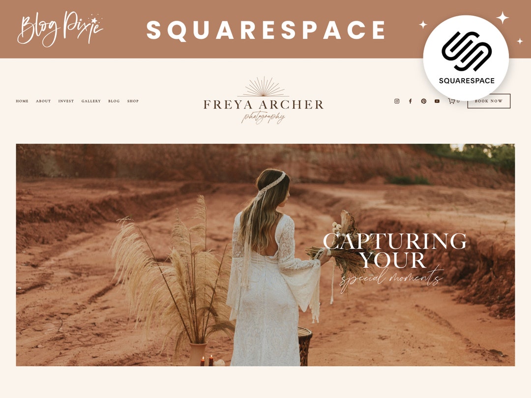 Squarespace Photography Website Template Squarespace 7.1 Photographer ...