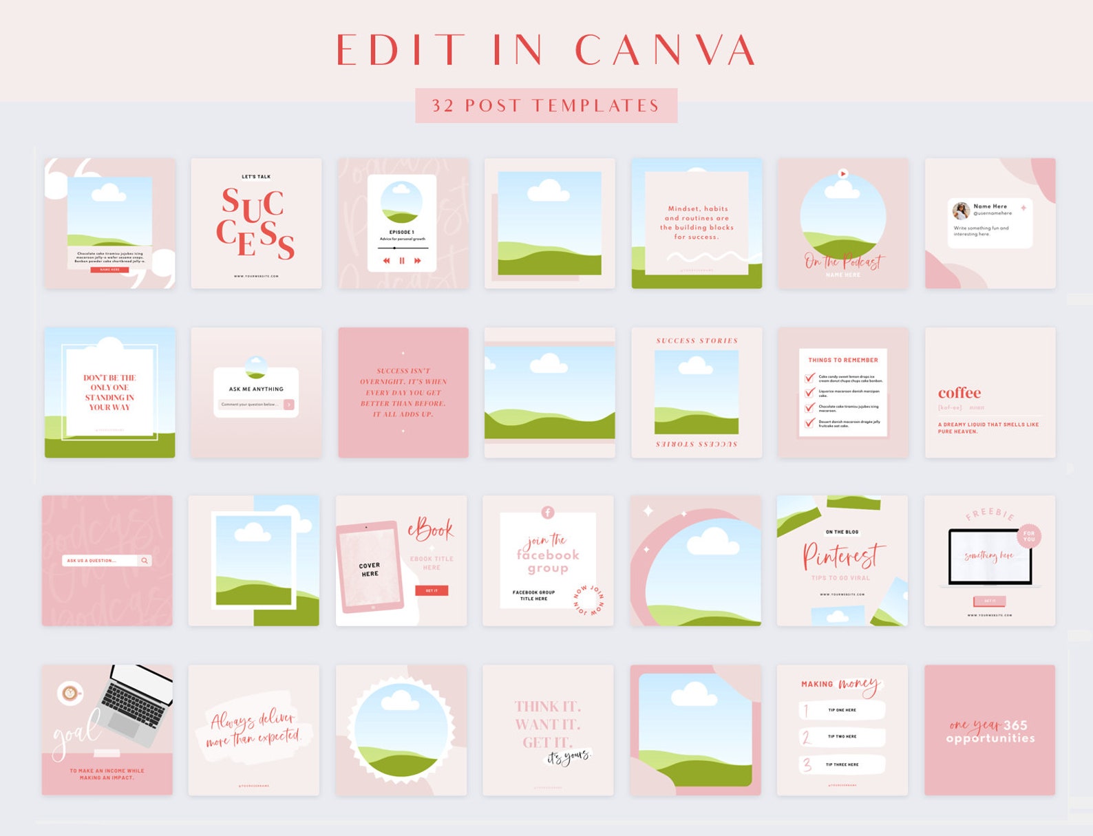 Instagram Post Templates Canva - Quotes for Instagram - Creative ...