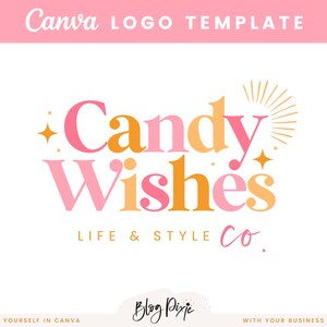Logo Template Canva Editable Logo Design Small Business - Etsy