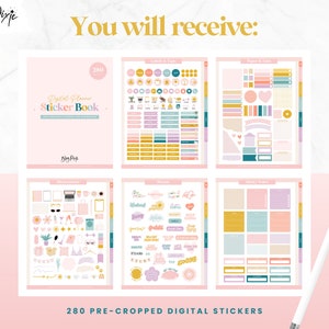 Digital Stickers Cute - Goodnotes Planner Stickers Pack - Self Care ...