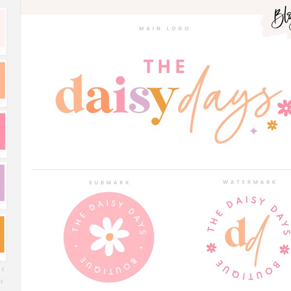 Pink Girly Logos - Etsy