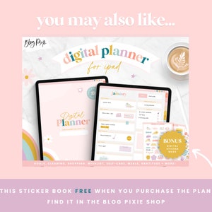 Digital Stickers Cute - Goodnotes Planner Stickers Pack - Self Care ...