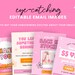 Pink Email Marketing Templates - Canva Newsletter Template - Mailing ...