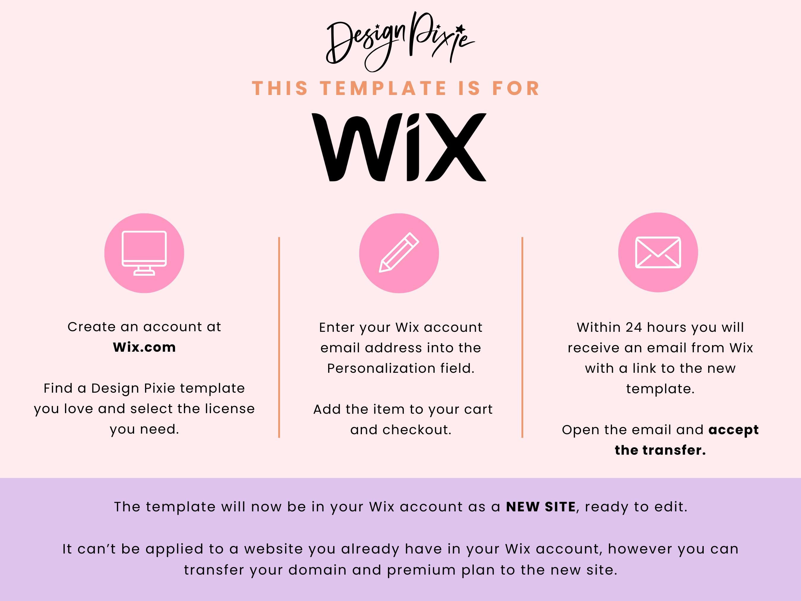 Rainbow Wix Template - Creative Wix Website Design - Wix Template for ...