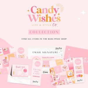 Pink Email Marketing Templates - Canva Newsletter Template - Shopify ...