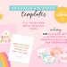 Rainbow Instagram Post Templates Canva - Positive Quotes for Instagram ...