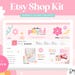 Cottagecore Aesthetic Etsy Banner Kit Etsy Shop Banner Templates Canva ...