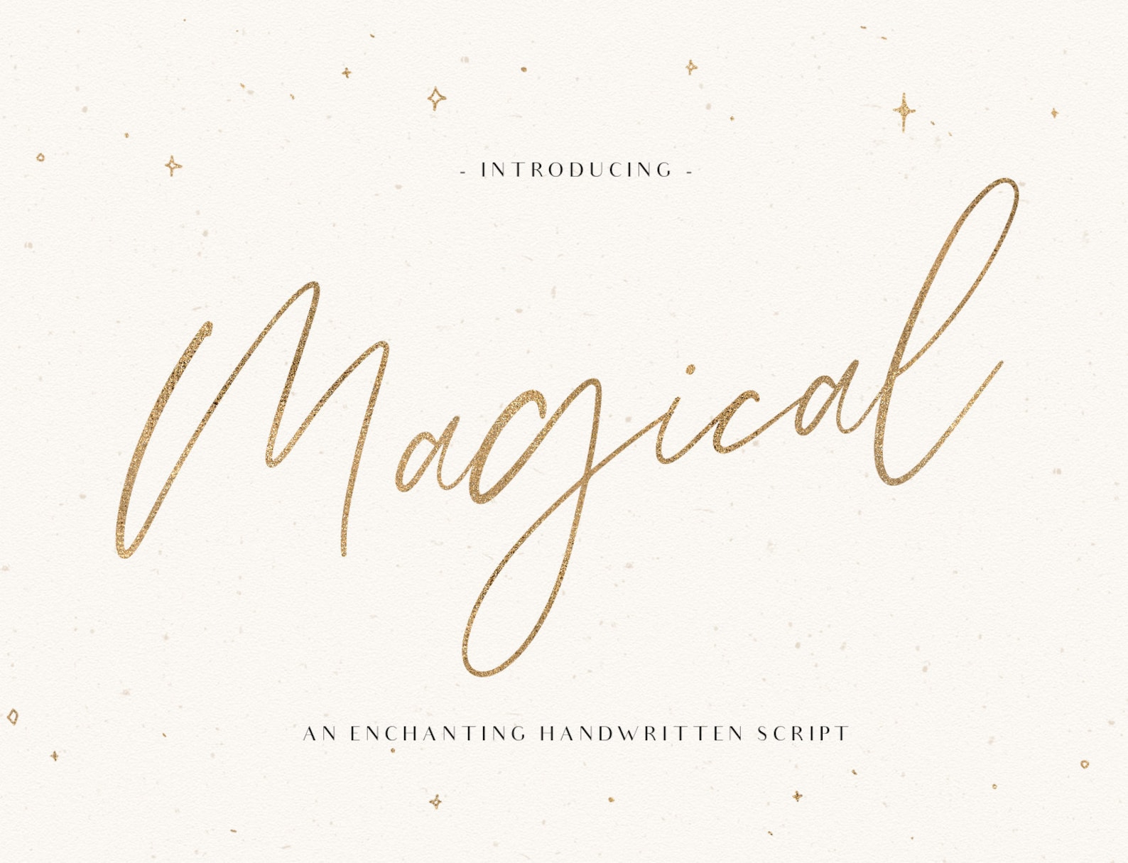 Magical Script Font Handwritten Font Modern Calligraphy - Etsy