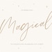 Magical Script Font Handwritten Font Modern Calligraphy | Etsy