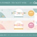 Etsy Banner Templates Canva Pastel Colorful Etsy Shop Bundle - Etsy