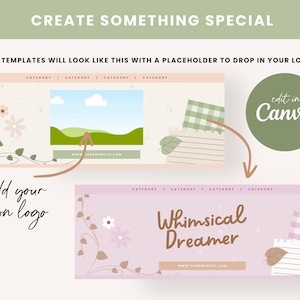 Cottagecore Branding Templates - Facebook Banners - Social Media ...