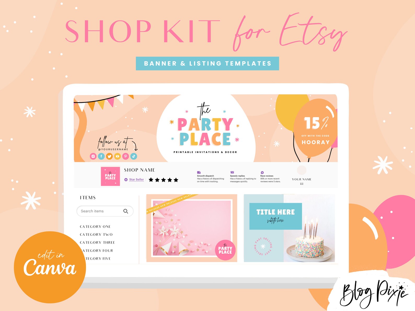 Etsy Shop Banner Templates Etsy Design Ideas Etsy Store - Etsy
