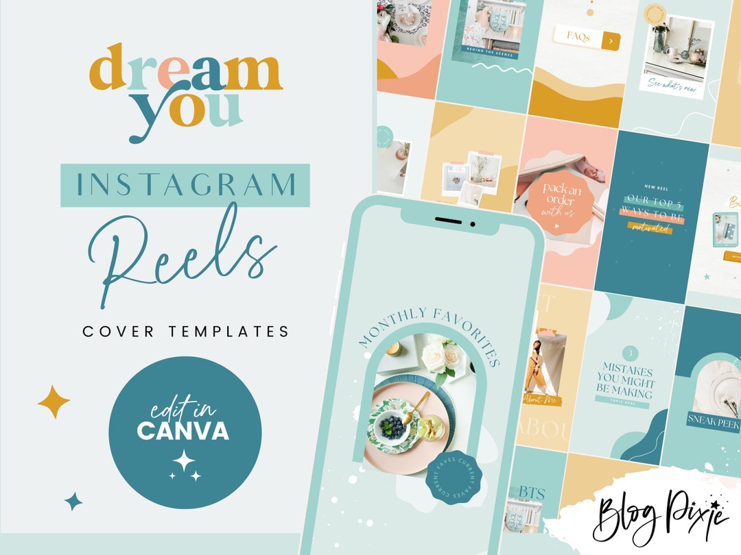 Instagram Reels Canva Templates Instagram Reel Cover Templates ...