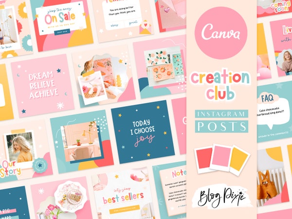 Informative Canva Instagram Templates for Early Education educator ...