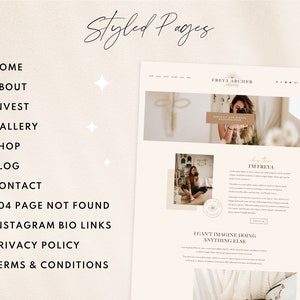 Squarespace Photography Website Template - Squarespace 7.1 - Photographer Web Design ...