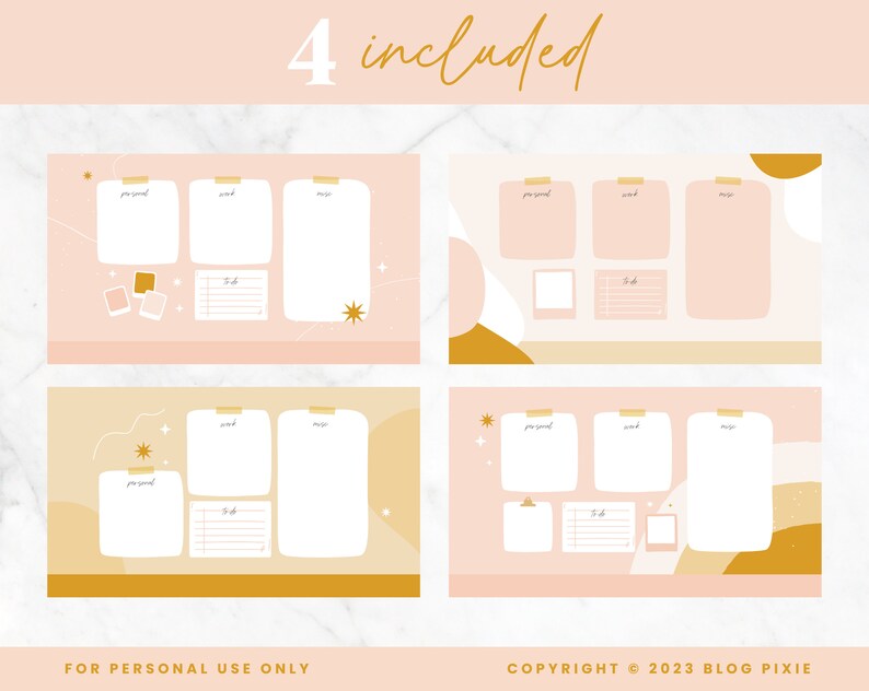 Desktop Organizer Wallpaper Boho - Desktop Background Cute Aesthetic ...