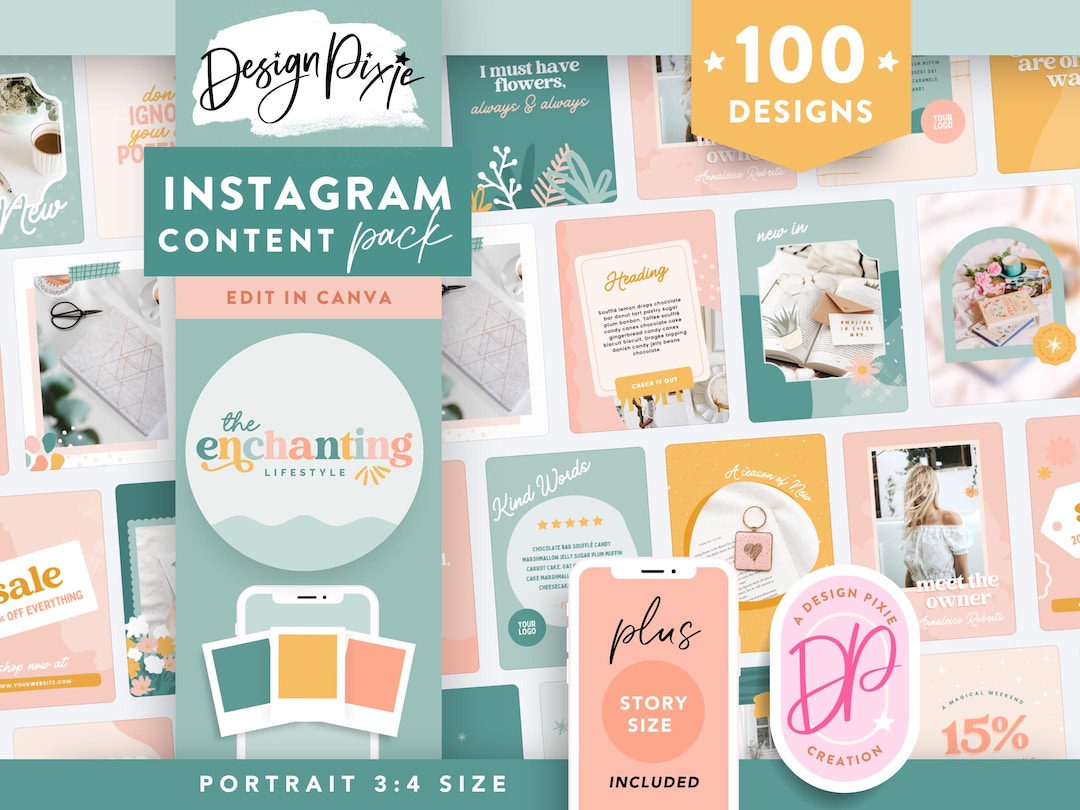 Enchanting Instagram Templates Canva - Creative Instagram Designs for ...