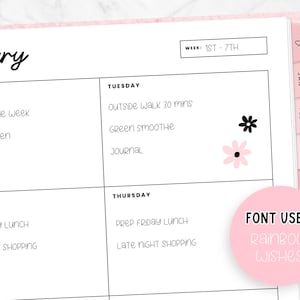 Planner Font Bundle - Handwriting Fonts for Goodnotes - Fonts for ...