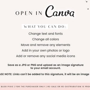 Retro Email Signature Template Canva - Business Email Signature Design ...