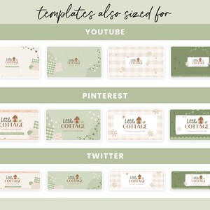 Cottagecore Branding Templates - Facebook Banners - Social Media ...