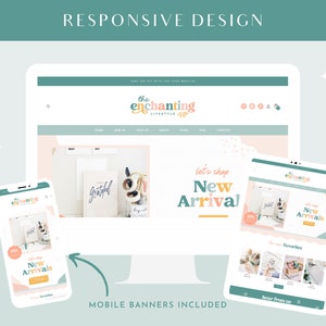 Shopify Theme Template Pastel Colorful Boutique Design Enchanting Shopify Website Template ...