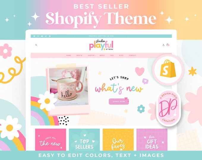 Shopify Theme Template Minimal - Aesthetic Shopify 2.0 - Luxe White Shopify Theme - Beige Boho ...