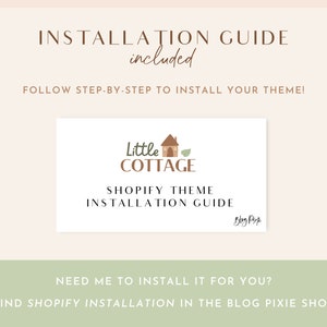 Cottagecore Aesthetic Shopify Theme Sage Green Peach Shopify Template ...