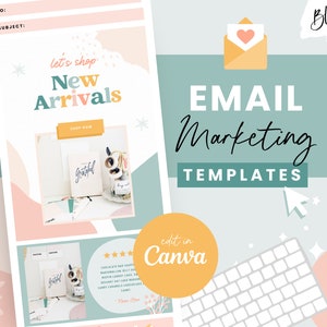 Email Marketing Templates Canva Newsletter Template Mailing List Design ...