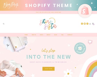 Shopify Theme Shopify Website Template Shopify Web Design - Etsy