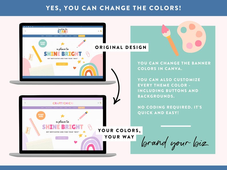 Rainbow Teacher Shopify Theme - Classroom Education Design - Fun ...