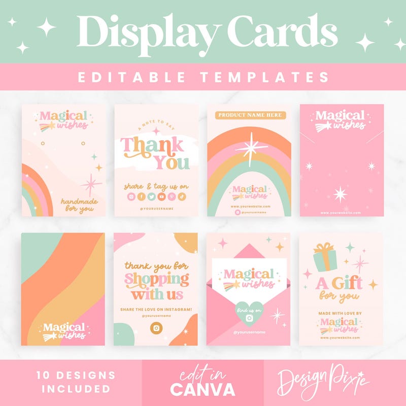 Display Cards - Etsy