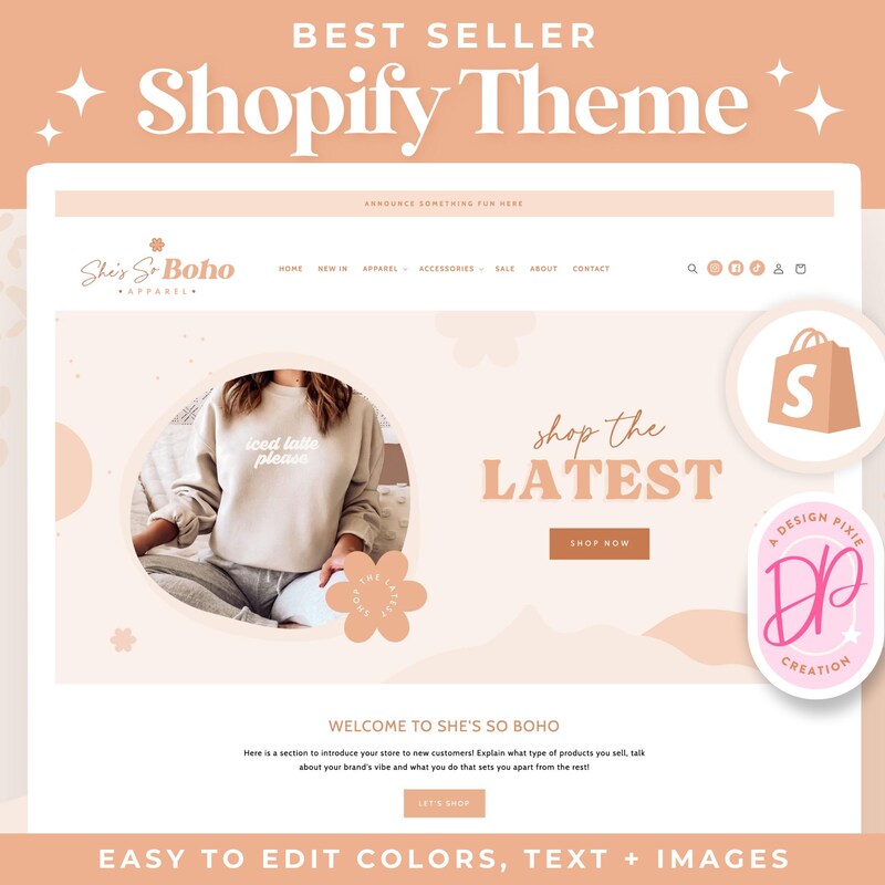 Shopify Website Templates - Etsy