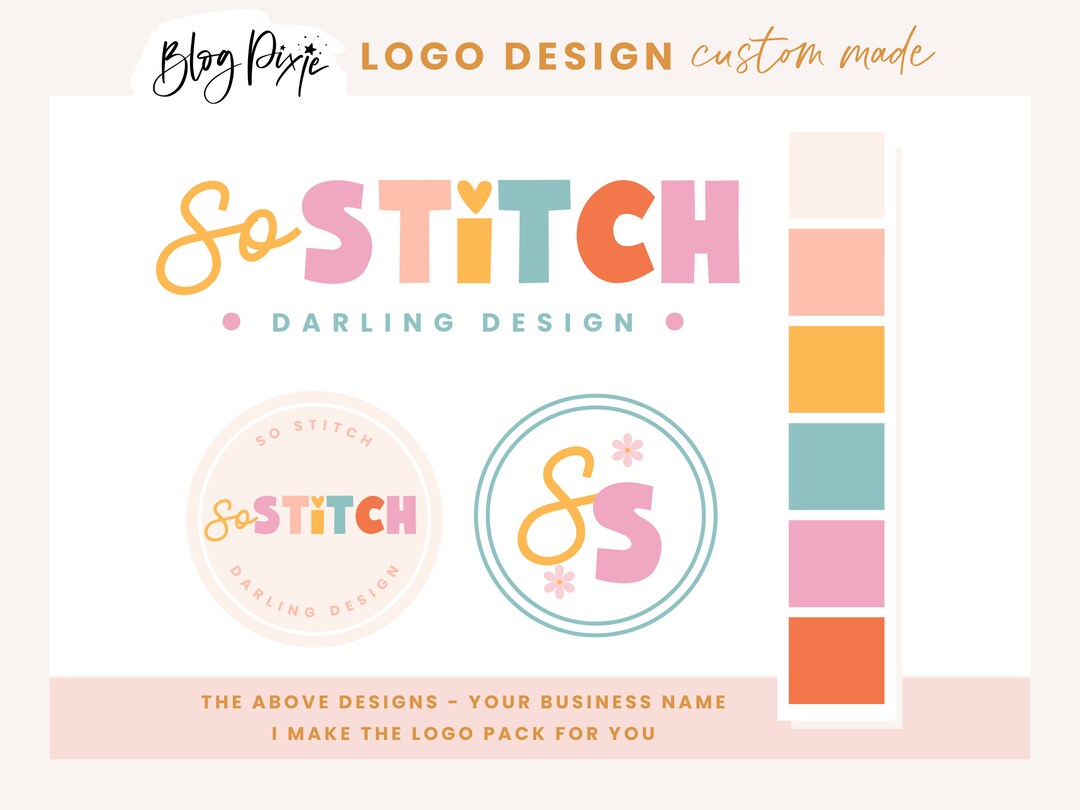 Logo Design for Small Business Bold Colorful Logo Fun Rainbow Logo Logo ...