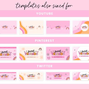 Pink Retro Facebook Banner Template Canva - Hot Pink Social Media ...