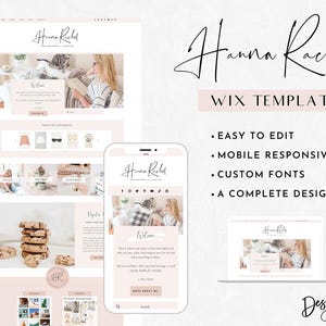 WIX Blog Template - Website Design for Bloggers - WIX Blog Theme - Wix ...