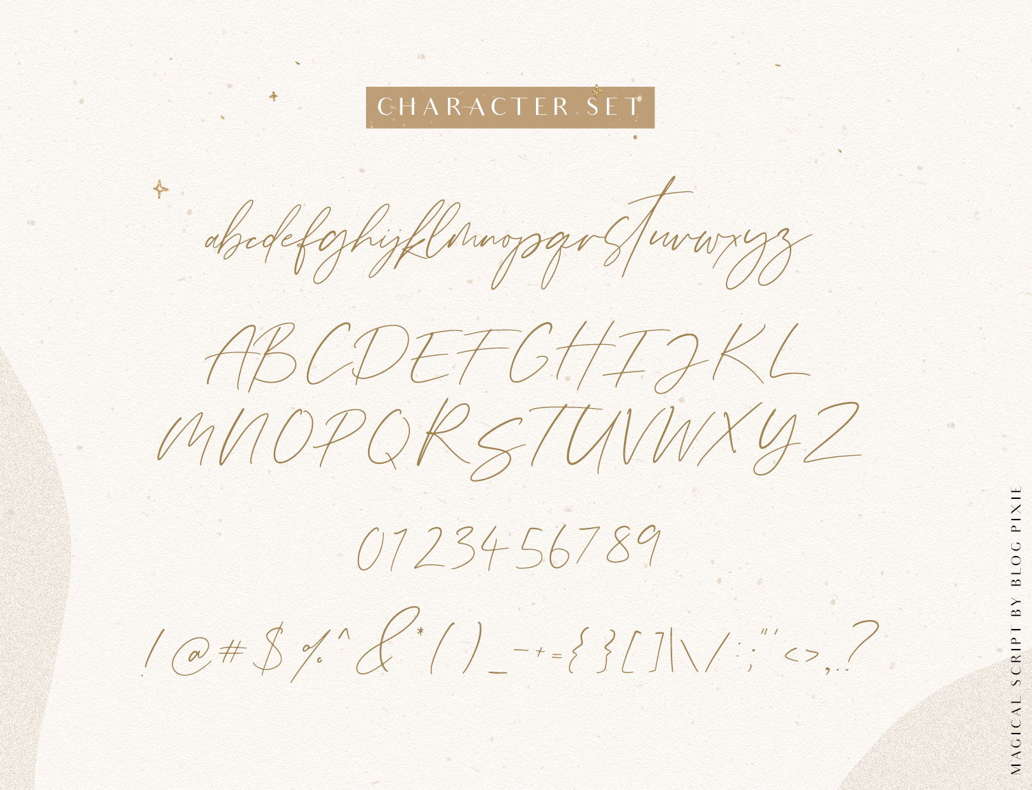 Magical Script Font Handwritten Font Modern Calligraphy | Etsy