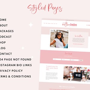 Squarespace Template - Coach Business Website - Squarespace 7.1 - Podcast Website Design ...
