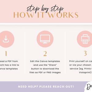 Rainbow Display Card Template Canva - Jewelry Display Card - Hair Clip ...