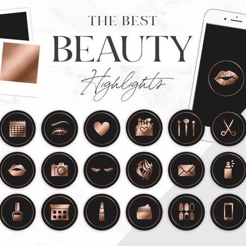 Instagram Story Highlight Icons Instagram Stories Rose Gold - Etsy