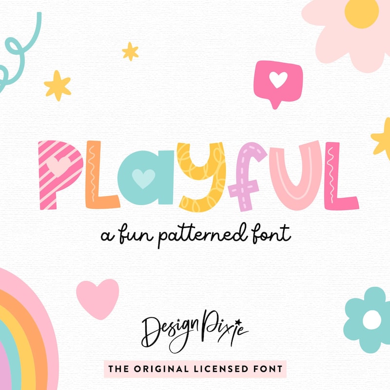 Cute Poster Fonts - Etsy UK