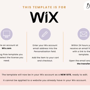 Wix Website Template Aesthetic Website Design Social Media Manager ...