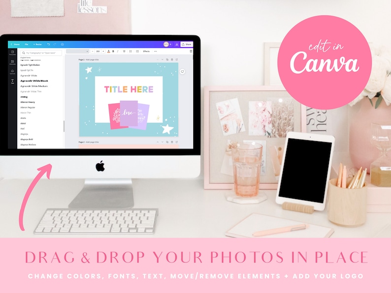 Etsy Shop Banner Kit Canva Etsy Banner Templates Etsy Etsy