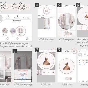 Rose Gold Marble Instagram Story Highlight Icons Instagram Stories ...